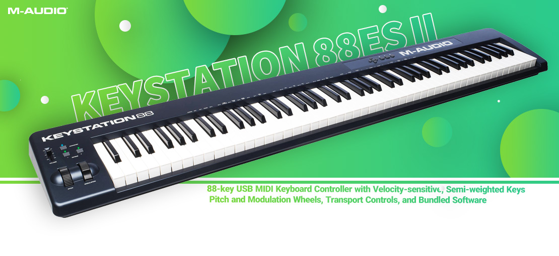 قیمت خرید میدی کنترلر M-Audio Keystation 88es II | داورملودی
